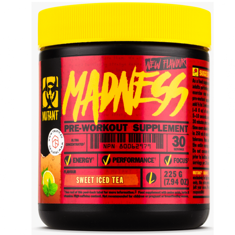 Mutant - Madness 225g - Overfit – Equipamentos e Serviços Fitness